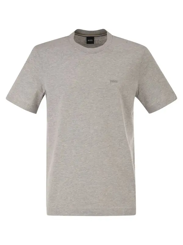 BOSS Cotton Jersey T-shirt With Logo