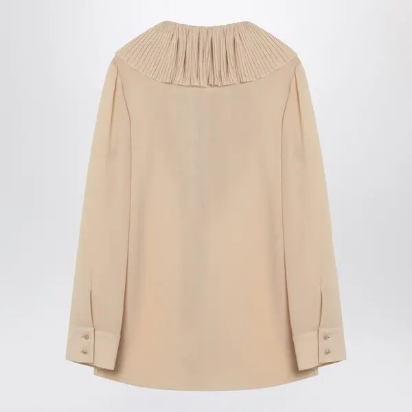 Saint Laurent Ruffled Silk Blouse