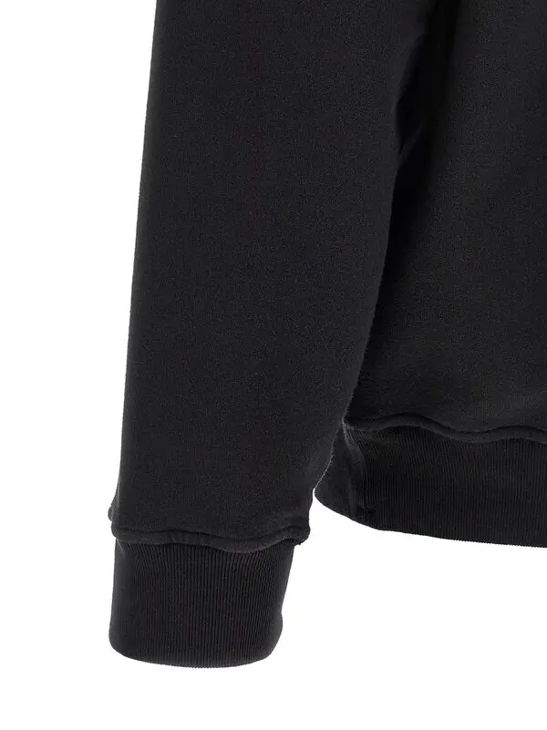 Stone Island Badge Ghost' Sweatshirt - Black