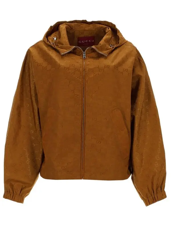 Gucci Gg Fabric Bomber Jacket