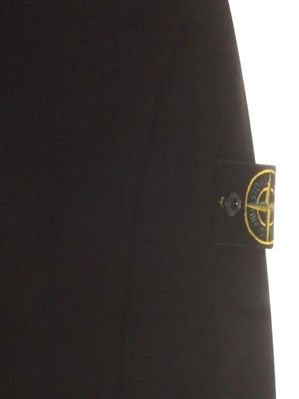 Stone Island Micro-stitch Cotton Sweater - Black
