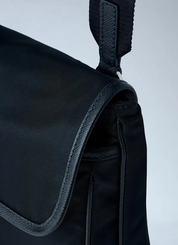 Prada Re-nylon And Saffiano Leather Shoulder Bag