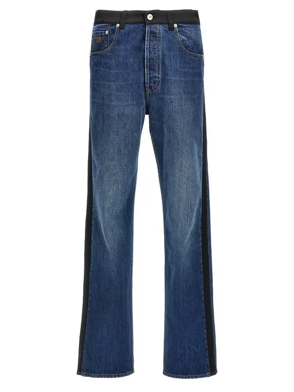 WALES BONNER Echo Denim Jeans - Blue