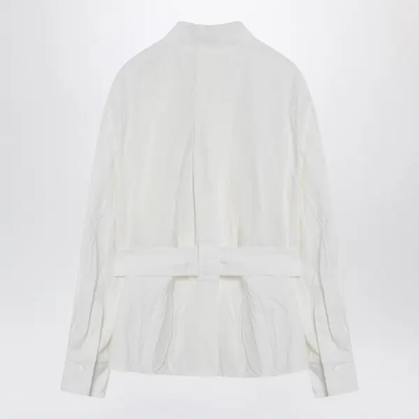 FERRAGAMO Cotton Blend Belted Shirt