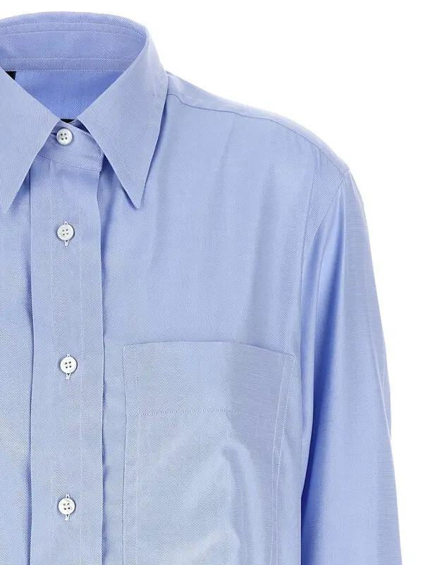 Brioni Sea Island Cotton Shirt - Blue