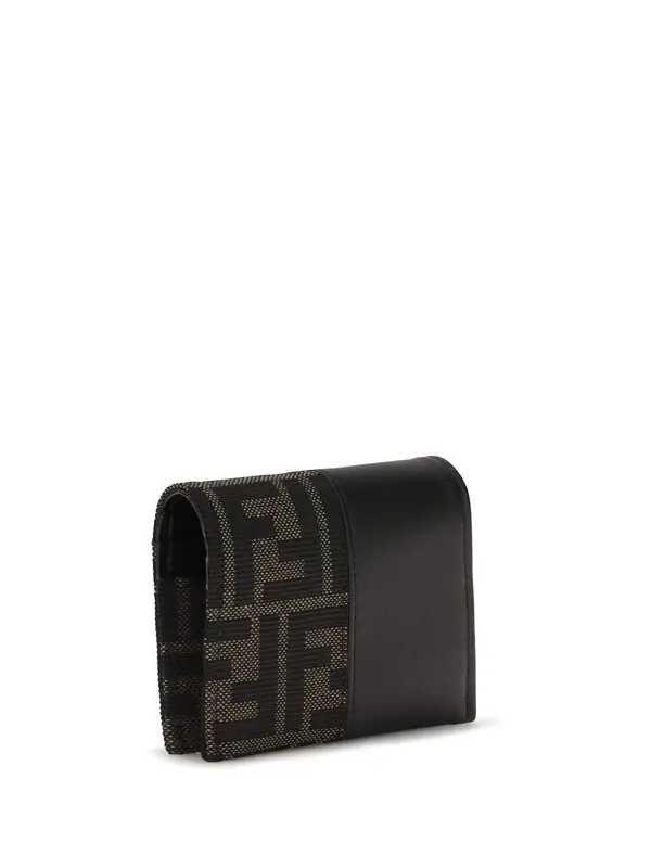 Fendi Ff Jacquard Card Holder