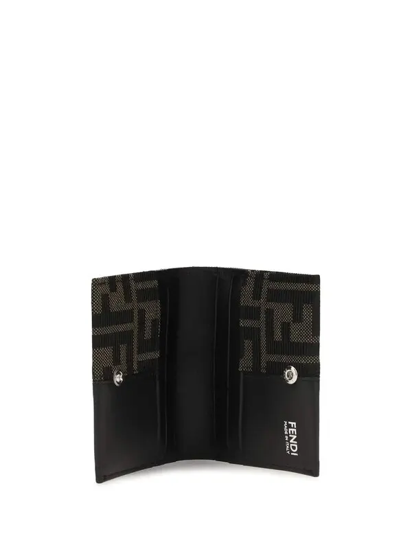 Fendi Ff Jacquard Card Holder