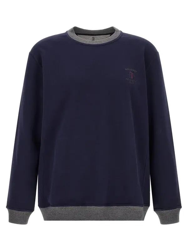 Brunello Cucinelli Solomei Athletic Club' Sweatshirt - Blue