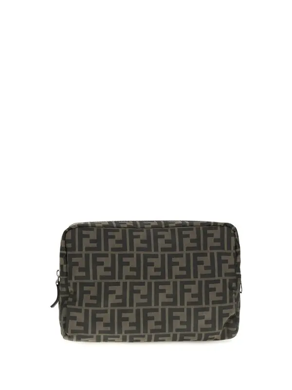 Fendi Medium Superlight Ff Zucca Fabric Beauty Case - Brown