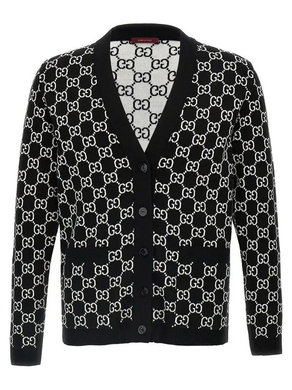 Gucci Gg Reversible Cardigan - Multicolor