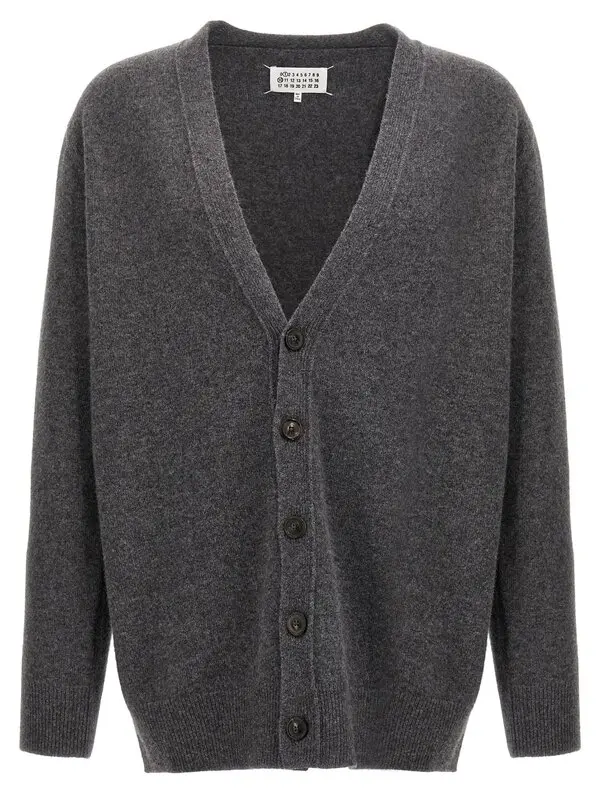 MAISON MARGIELA Wool Cardigan - Gray