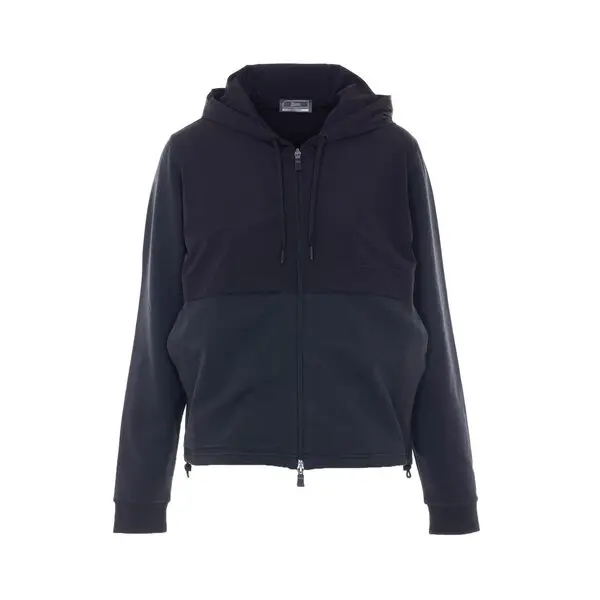 Herno Double Face Interlock Sweatshirt And Master Nylon