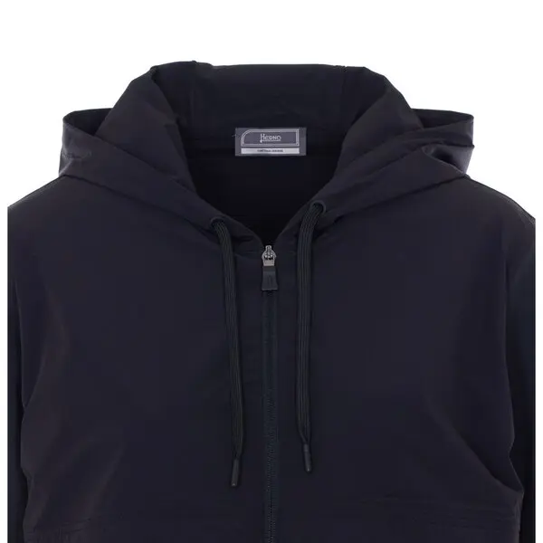 Herno Double Face Interlock Sweatshirt And Master Nylon