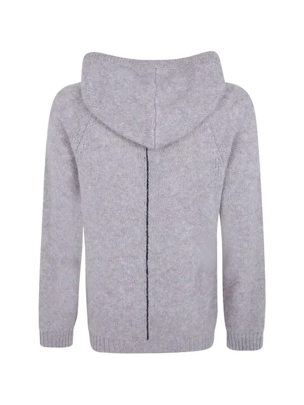 Giorgio Armani Wool Blend Hoodie - Multicolor