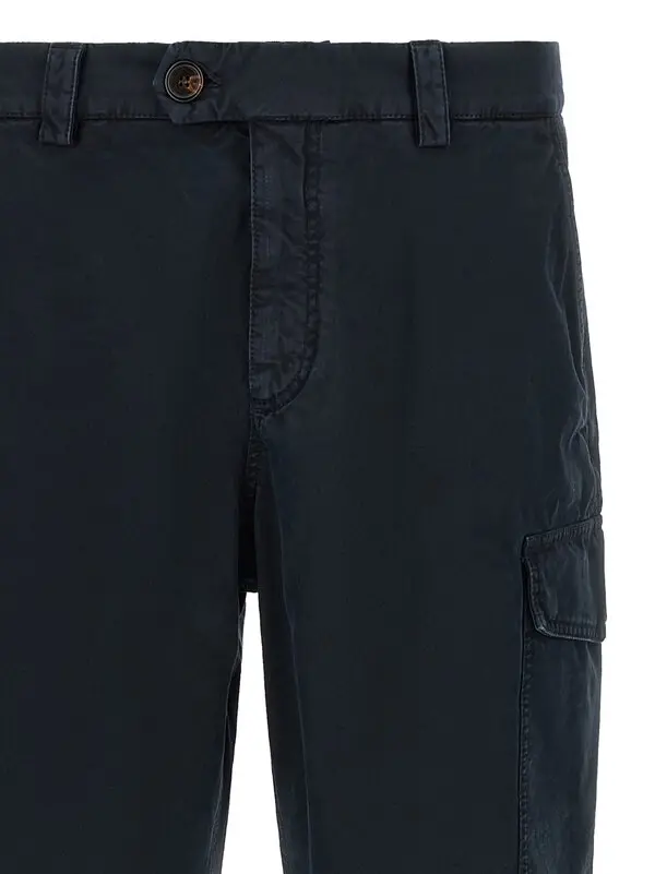 Brunello Cucinelli Cargo Trousers - Blue