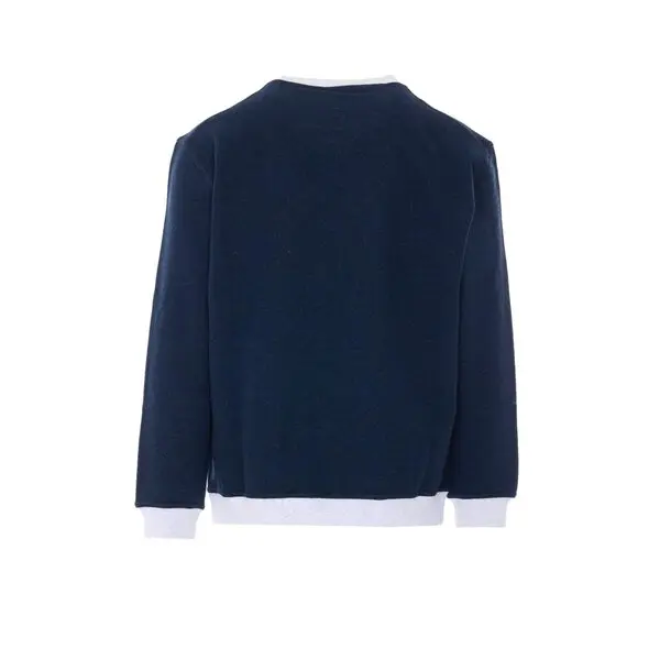 Brunello Cucinelli Melange Sweatshirt And Linen Topwear With Print - Blue