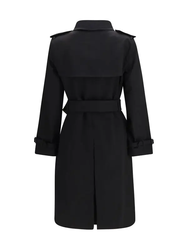 Burberry Long Gabardine Trench Coat