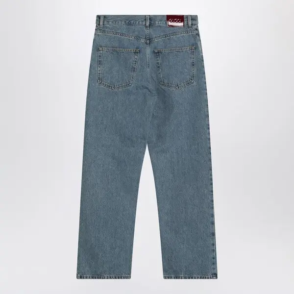 Gucci Wide-leg Denim Jeans - Blue