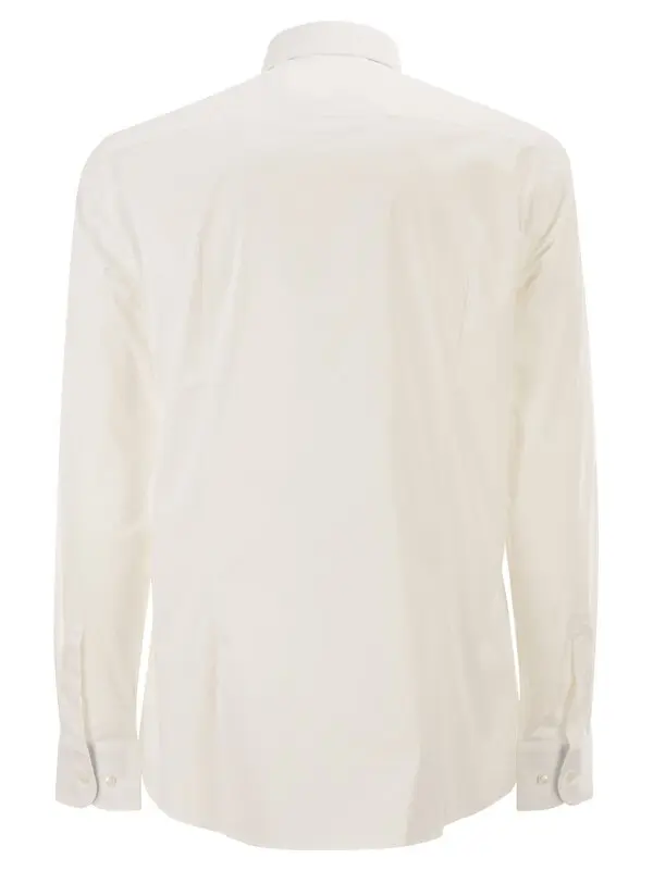BOSS Slim Fit Shirt In Stretch Cotton Poplin
