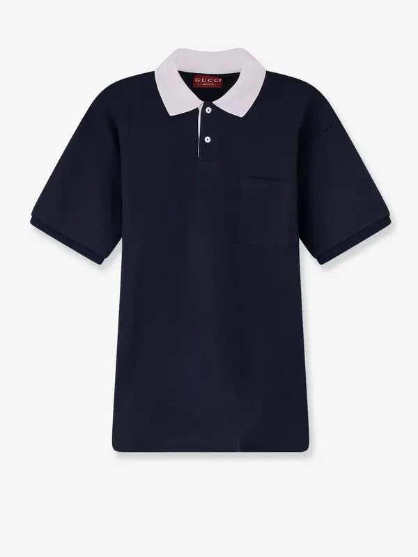 Gucci Cotton Piquet Polo Shirt