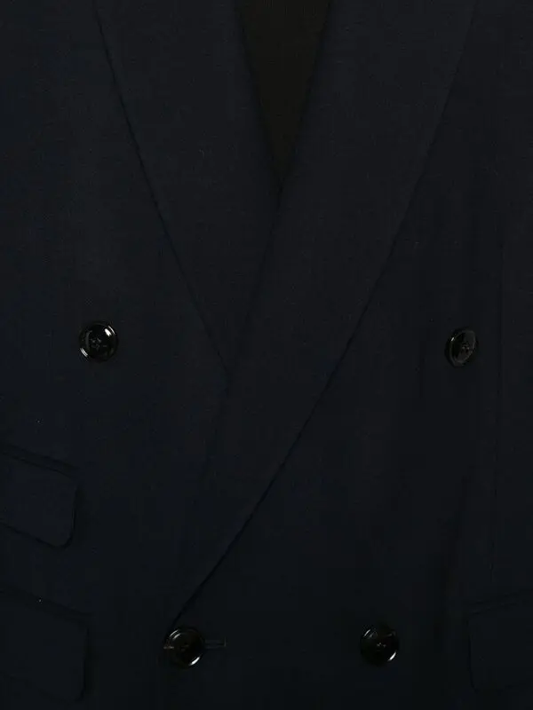 Giorgio Armani Wool Double-breasted Suit - Multicolor