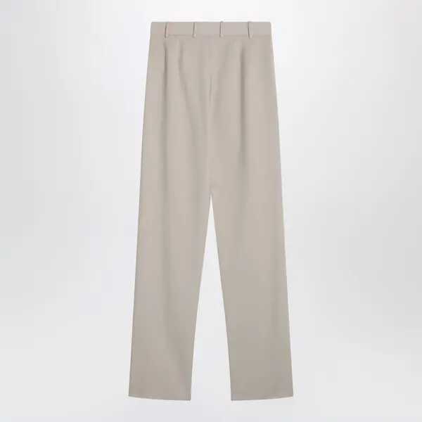Saint Laurent Beige Wool Trousers
