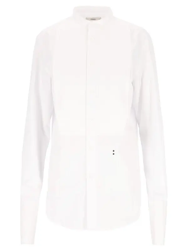 Fendi Cotton Poplin Shirt - White