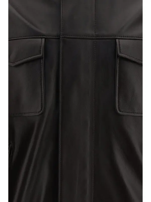 Dolce & Gabbana Lambskin Jacket With Zip