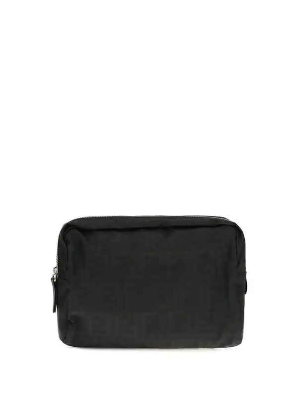 Fendi Medium Superlight Ff Zucca Fabric Beauty Case - Black