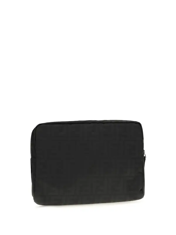 Fendi Medium Superlight Ff Zucca Fabric Beauty Case - Black