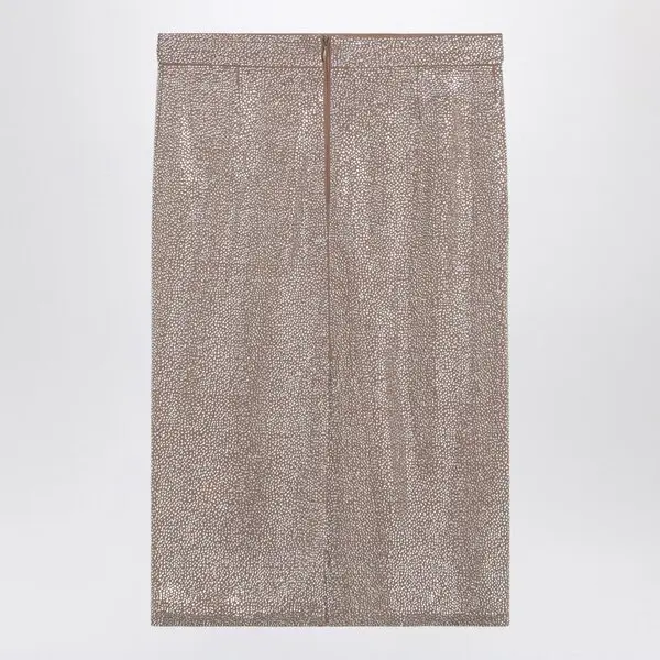 Giuseppe Di Morabito Embellished Midi Skirt - Silver