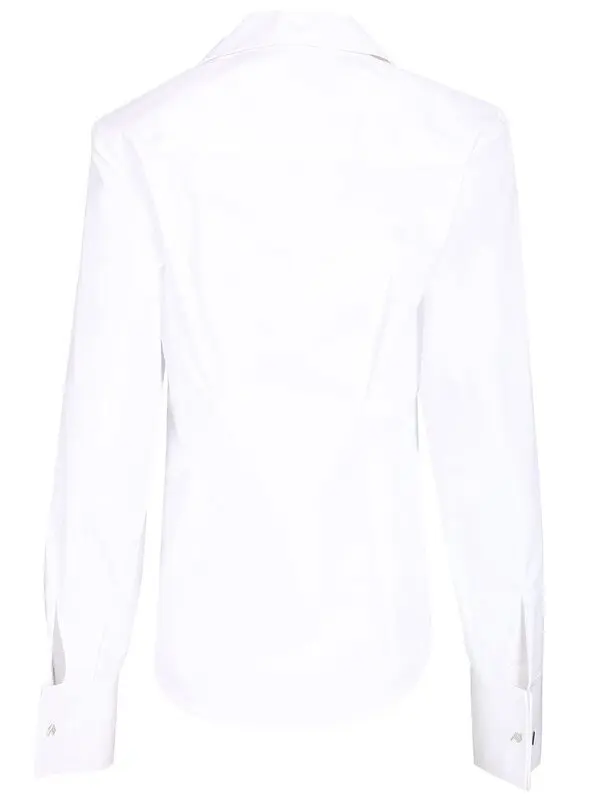 Attico Cotton Poplin Shirt - White