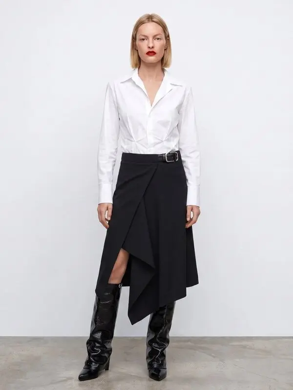 Attico Cotton Poplin Shirt - White