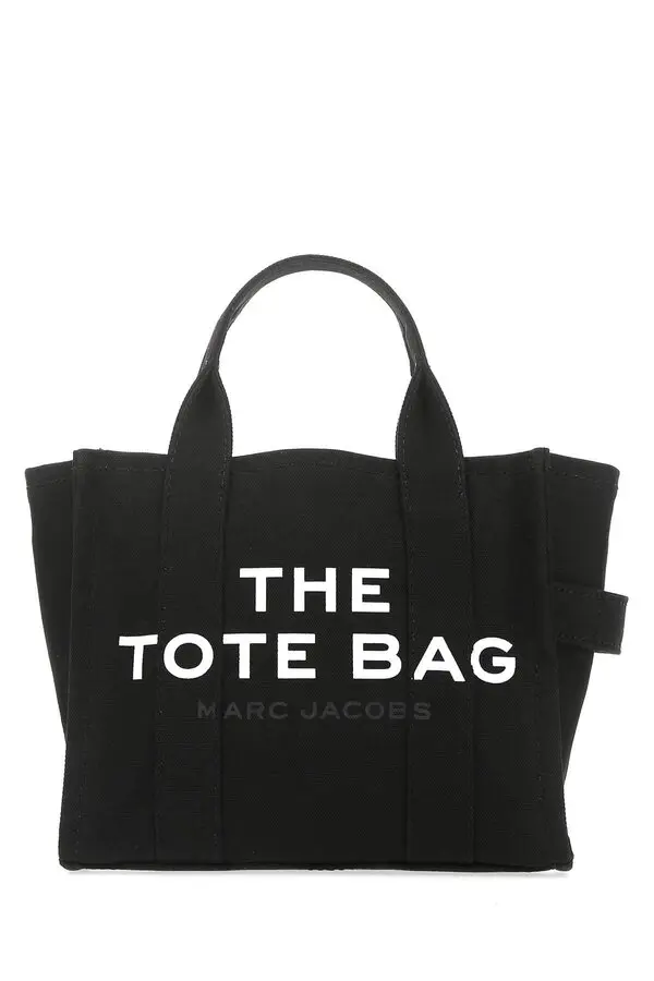Marc Jacobs Canvas Mini The Tote Bag Handbag - Black