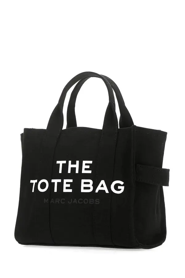 Marc Jacobs Canvas Mini The Tote Bag Handbag - Black