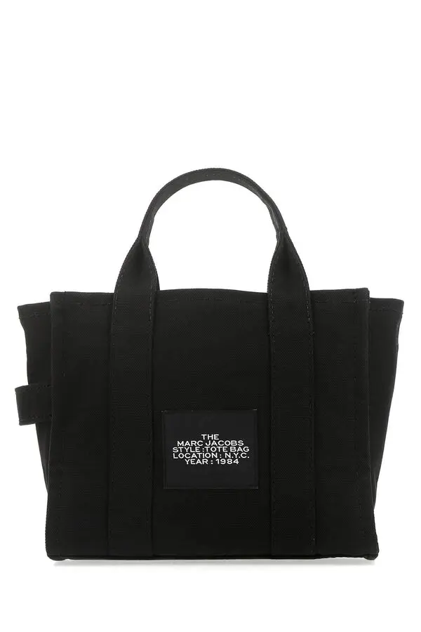 Marc Jacobs Canvas Mini The Tote Bag Handbag - Black