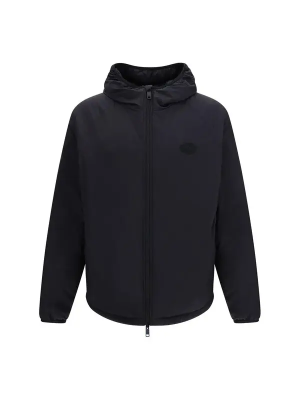 Burberry Dunwich Nylon Hooded Jacket - Black