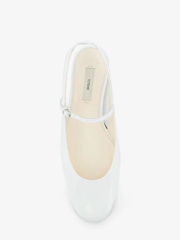 TOTEME Leather Ballet Flats - Multicolor