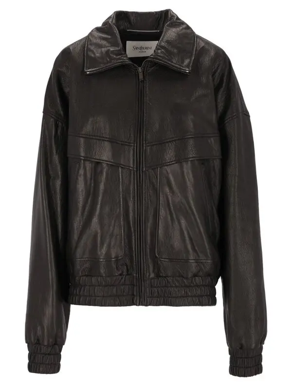 Saint Laurent Balloon Lambskin Jacket