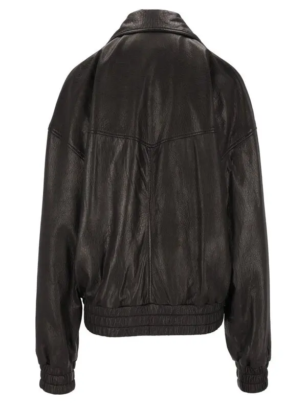 Saint Laurent Balloon Lambskin Jacket