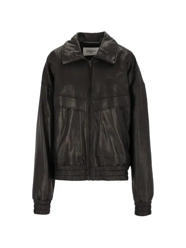 Saint Laurent Balloon Lambskin Jacket