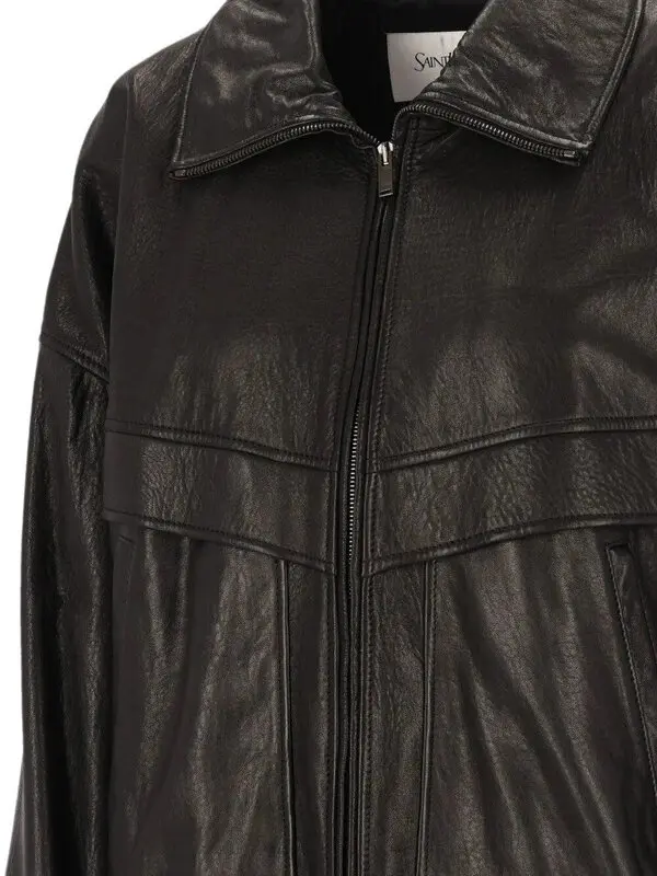 Saint Laurent Balloon Lambskin Jacket