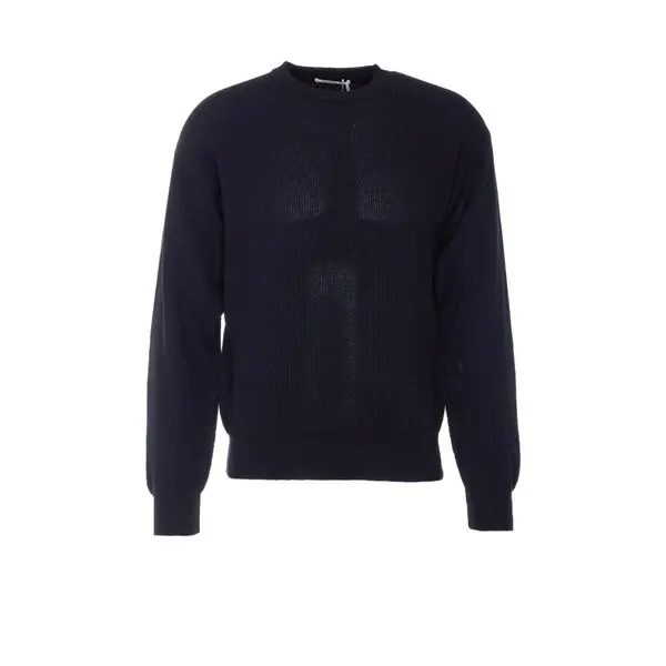Auralee Flat Yarn Sweater - Black
