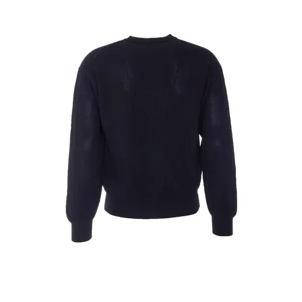 Auralee Flat Yarn Sweater - Black