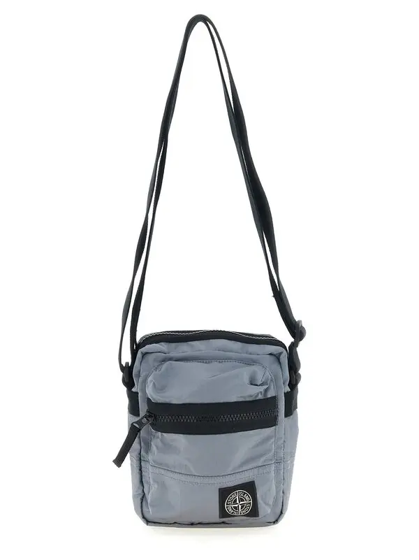 Stone Island 9200015' Crossbody Bag - Gray