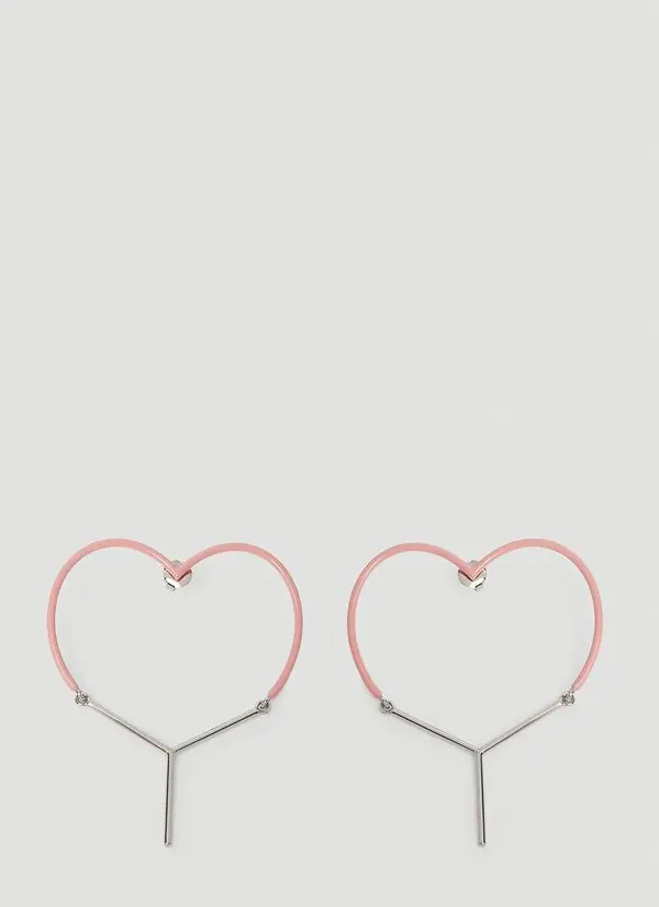 Y/project Y Heart Earrings