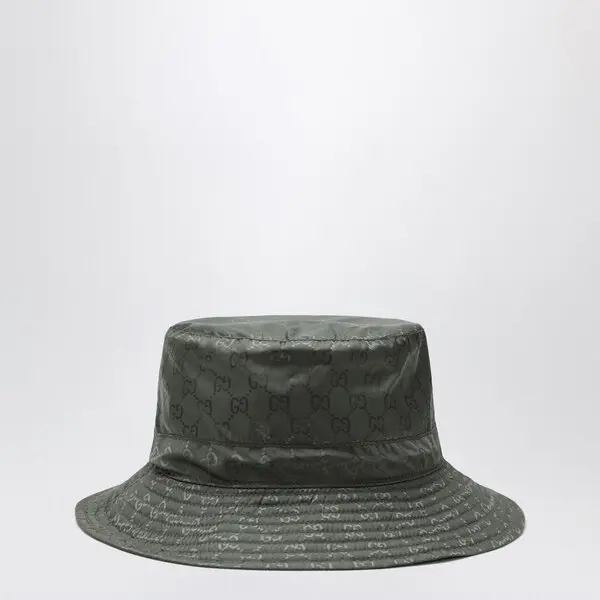 Gucci Reversible Dark Nylon Gg Hat