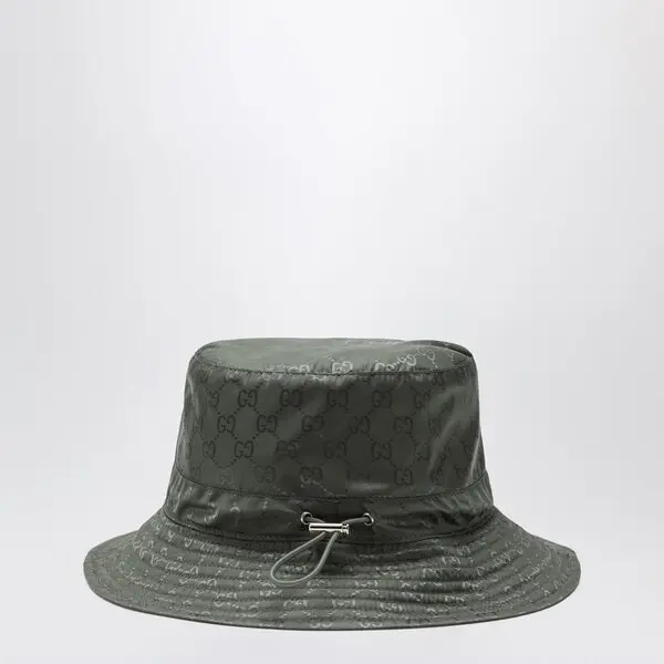 Gucci Reversible Dark Nylon Gg Hat