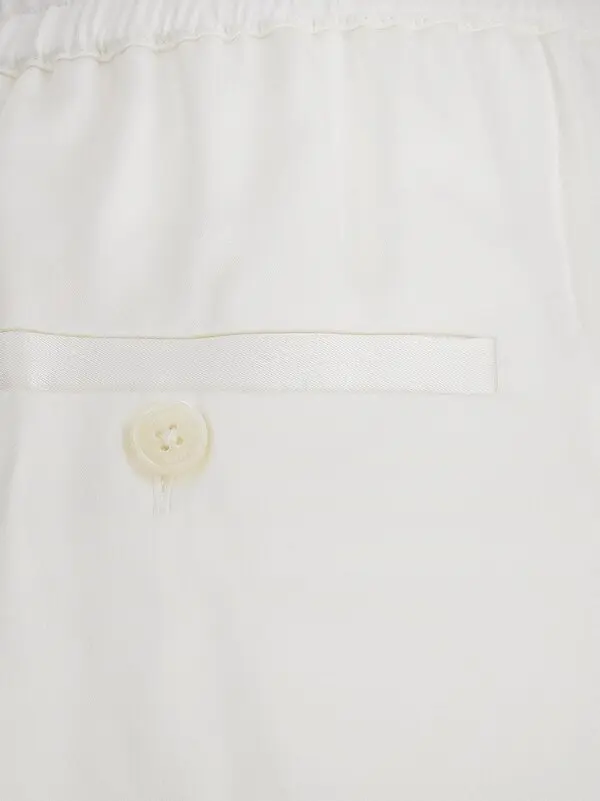 TOTEME Viscose Trousers - White