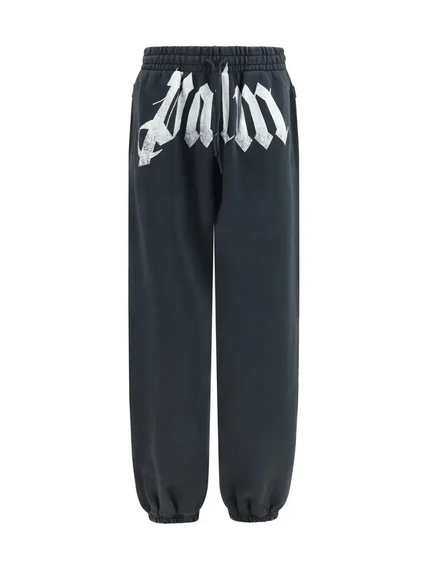 Palm Angels Sweatpants With Drawstring And Logo